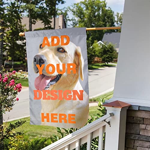 Custom Garden Flag Personalized Double Side Flags Add Your Image Text Logo Home Spring Summer Decor Yard Flag Banners For Indoor Outdoor Size 12 X 18 Inch