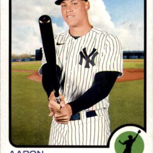 2022 Topps Heritage #44 Aaron Judge New York Yankees Official MLB Baseball Card in Raw (NM or Better) Condition