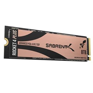 sabrent 8tb rocket 4 plus nvme 4.0 gen4 pcie m.2 internal ssd extreme performance solid state drive r/w 7100/6600mb/s (sb-rkt4p-8tb)