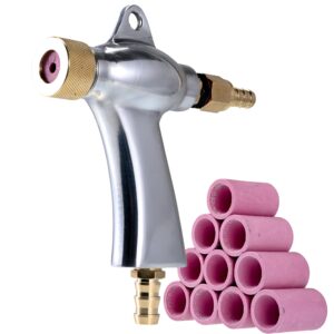 sand blaster gun, sandblasting sandblaster gun kit for sandblast blast cabinet with 10pcs ceramic nozzles