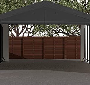 ShelterLogic ShelterTube Garage & Storage Shelter, 20' x 32' x 10' Heavy-Duty Steel Frame Wind and Snow-Load Rated Enclosure, Gray