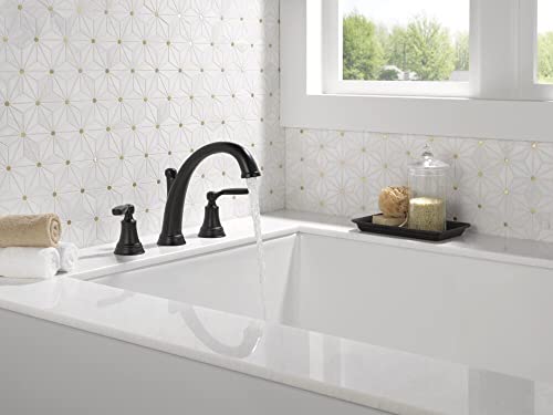 Delta Faucet T2732-BL Woodhurst Roman Tub, Matte Black