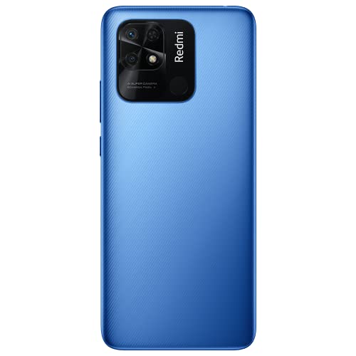 Xiaomi Redmi 10C 4G Volte 128GB + 4GB Factory Unlocked 6.71" 50MP Camera (Not Verizon Sprint Boost Cricket Metro At&T) + (w/Fast Car Charger Bundle) (Ocean Blue)