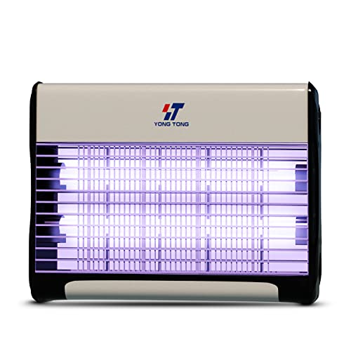 YONGTONG Set n Zap！Indoor High-Powered 3000V Electric Mosquito Killer, Pest Control Bug Zapper with 20W Light for Moth, Wasp, Fly, Mosquito Lamp for Apartment, Kitchen, Office, Restaurant