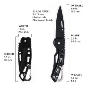 COLLMORE Ultralight Pocket Knife with 2.5 in Blade Paraframe Mini Pocket Knife, Cool Portable EDC Knife for Hiking, Camping, Outdoor, Gifts for Men