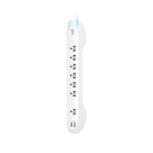 360 electrical idealist 3.4 7-outlet surge strip w/ 3.4a 2-port usb (6ft)