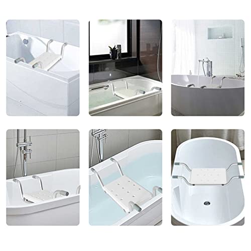 Bath Bench Seat Suspended,Heavy Duty Aluminum Alloy Bathtub Bathing Seat for Elderly, Disabled or Injured,Fits tub Having Width in The Range of 22.8"-34.6", 260 LBS Load