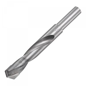 uxcell 17mm reduced shank cemented carbide twist drill bits for hardened steel stainless steel, 1/2 inch straight shank