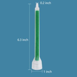 Epoxy Mixing Nozzle Static Mixing Nozzle Adhesive Cartridges Tip Mixer Nozzles (1:1/1:2ratio) 24 Element,10Pieces