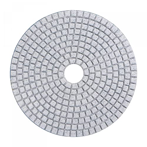 uxcell Diamond Polishing Pad 5-Inch 30 Grits Wet/Dry Grinding for Stone Concrete Marble Countertop Floor