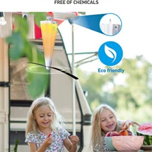 COBY Fly Repellent Fan, Outdoor & Indoor Fly Fan, Eco-Friendly Portable Fly Catcher with Soft-Touch Blades