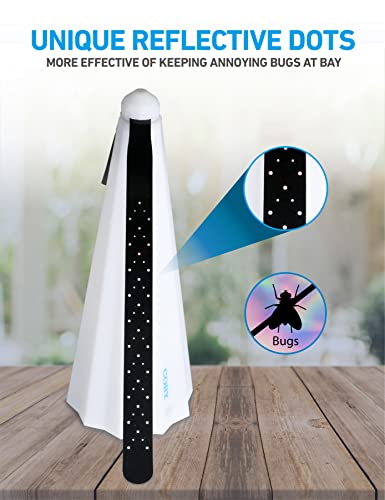 COBY Fly Repellent Fan, Outdoor & Indoor Fly Fan, Eco-Friendly Portable Fly Catcher with Soft-Touch Blades