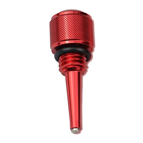 Gift2u 55201 Magnetic Oil Dipstick, Aluminum Generator Magnetic Oil Dipstick, Red Generator Dip Stick with O-Ring Fit for Most Inverter Generator