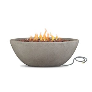 Afuera Living Contemporary Propane Fire Bowl in Glacier Gray