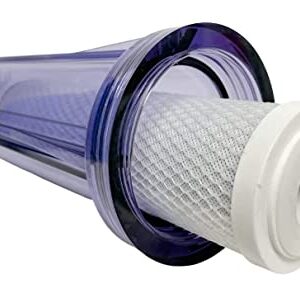 Compatible to Water Pur Company CCI-10CLW Filter Canister with 1/4” NPT ports and (2) CCI-10-Ca Water Filters by IPW Industries Inc.