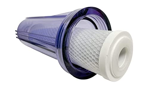 Compatible to Water Pur Company CCI-10CLW Filter Canister with 1/4” NPT ports and (2) CCI-10-Ca Water Filters by IPW Industries Inc.