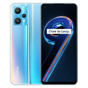 realme 9 pro 5g + 4g lte gsm 128gb + 8gb 6.6" 64mp triple camera unlocked latin europe dual sim (not verizon/boost/cricket/metro/at&t/tmobile) + fast car charger bundle (sunrise blue)