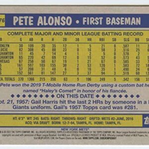 2022 Topps 1987 Topps 35th Anniversary #T87-76 Pete Alonso New York Mets