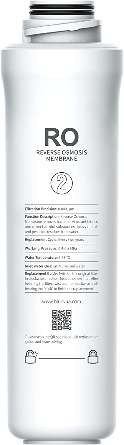 Filter Element Of Reverse Osmosis Under-Counter 500GPD-X6-PCP+CTO+RO