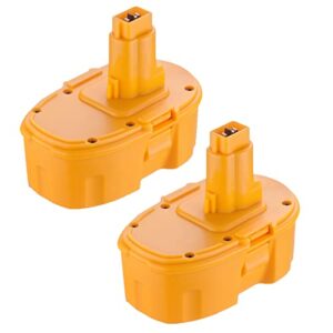 utrbatt 2 pack 4.6ah dc9096 replace for 18v battery compatible with dewalt 18 volt battery xrp dc9096 dc9099 dc9098 dw9099 dw9098 cordless power tools