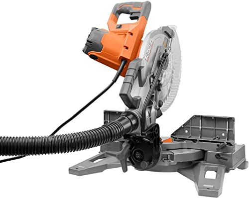 RIDGID 15 Amp 10 in. Dual Miter Saw with LED Cut Line Indicator