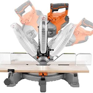 RIDGID 15 Amp 10 in. Dual Miter Saw with LED Cut Line Indicator