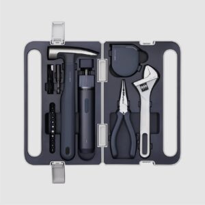 HOTO Electric Screwdriver Tool Set, High-end Tool Kit, Outstanding Appearance, Compact & Portable, Minimalism Design, Hidden Buckle, Safe & Practical, High-end Tools Kit for Home Repairs/Daily Use