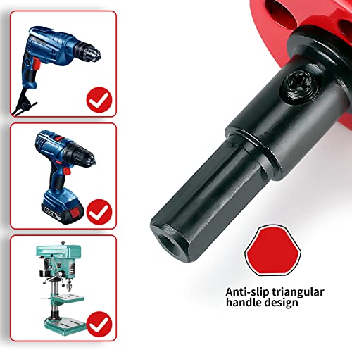 2-3/4 inch Hole Saw with Arbor Mandrel,HSS Bi-Metal & Heavy Duty Steel Design, for Metal,Stainless Steel,Cornhole Boards,Drywall,Plastic,Brass,Aluminum,Iron and Wood(70mm)