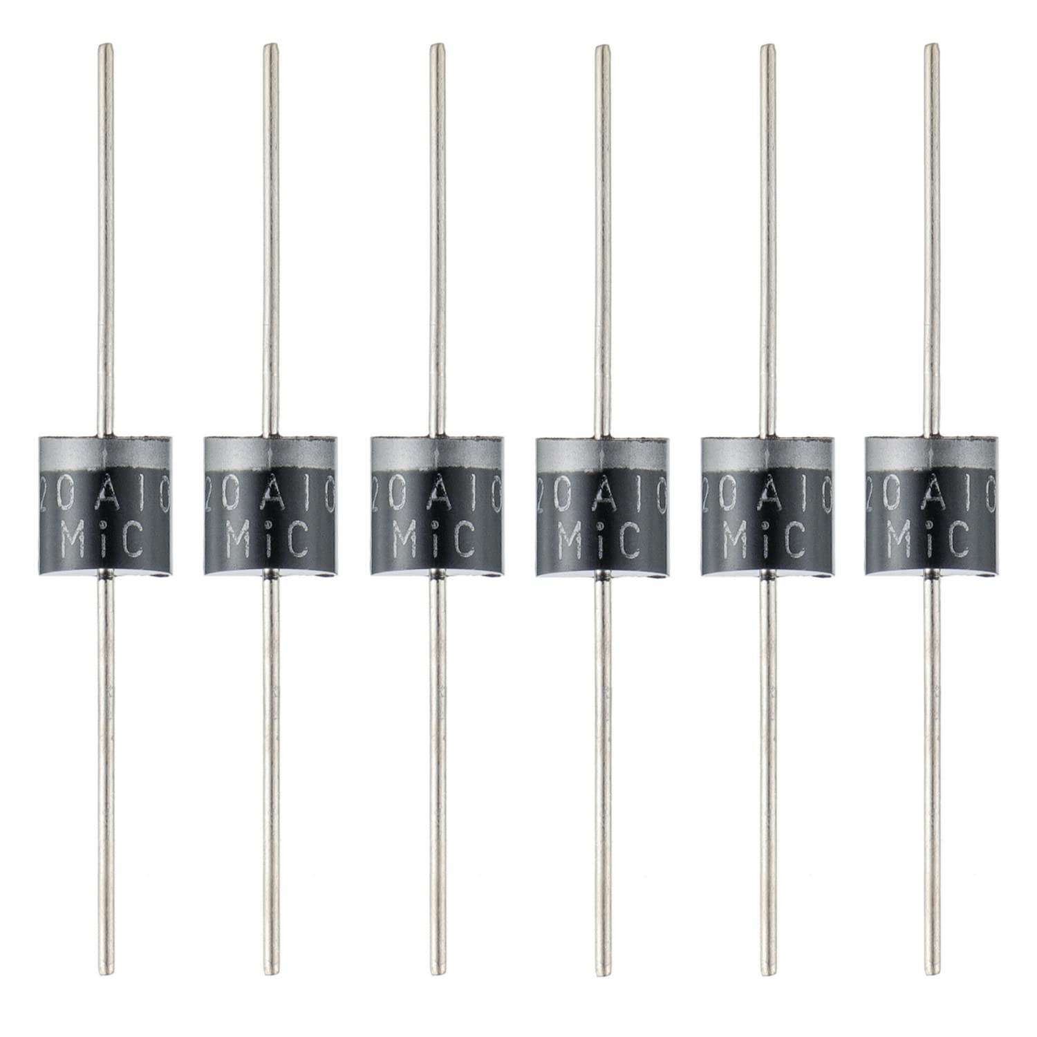 BOJACK 20A10 Rectifier Diode 1000 Volt Electronic Silicon Diodes（Pack of 20 Pcs）