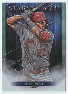 2022 topps stars of mlb #smlb-1 mike trout los angeles angels baseball mlb