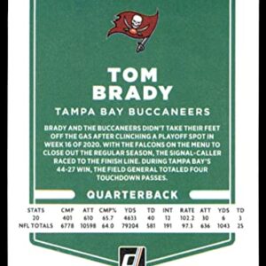 Football NFL 2021 Donruss Photo Variation Press Proof Premium #1 Tom Brady Buccaneers