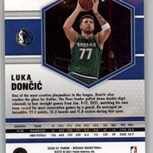 2020-21 Panini Mosaic #47 Luka Doncic Dallas Mavericks Basketball