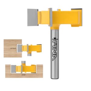 MNA CNC Spoilboard Surfacing Router Bit,4PCS Router Bit Set,1/4 Inch Shank ，4 Wings,1-37/64-Inch Cutting Diameter,1/4" 5/16" 3/8" 1/2" Milling Depth