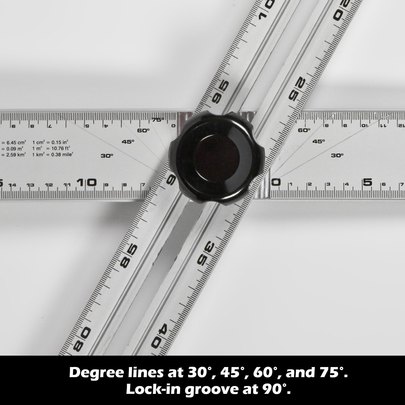 Kapro - 317 Adjustable Drywall T-Square Tool + 257 Pencil Bundle - 48 Inch - for Layout and Marking - Features Sliding Head and Dual Directional Printed Scale - Aluminum