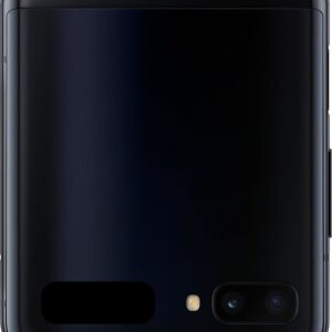 SAMSUNG Galaxy Z Flip F700U | 256GB Storage | Folding Glass Technology | AT&T Locked | Mirror Black - (Renewed)