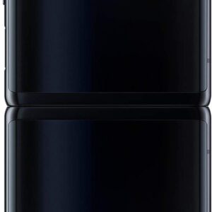 SAMSUNG Galaxy Z Flip F700U | 256GB Storage | Folding Glass Technology | AT&T Locked | Mirror Black - (Renewed)