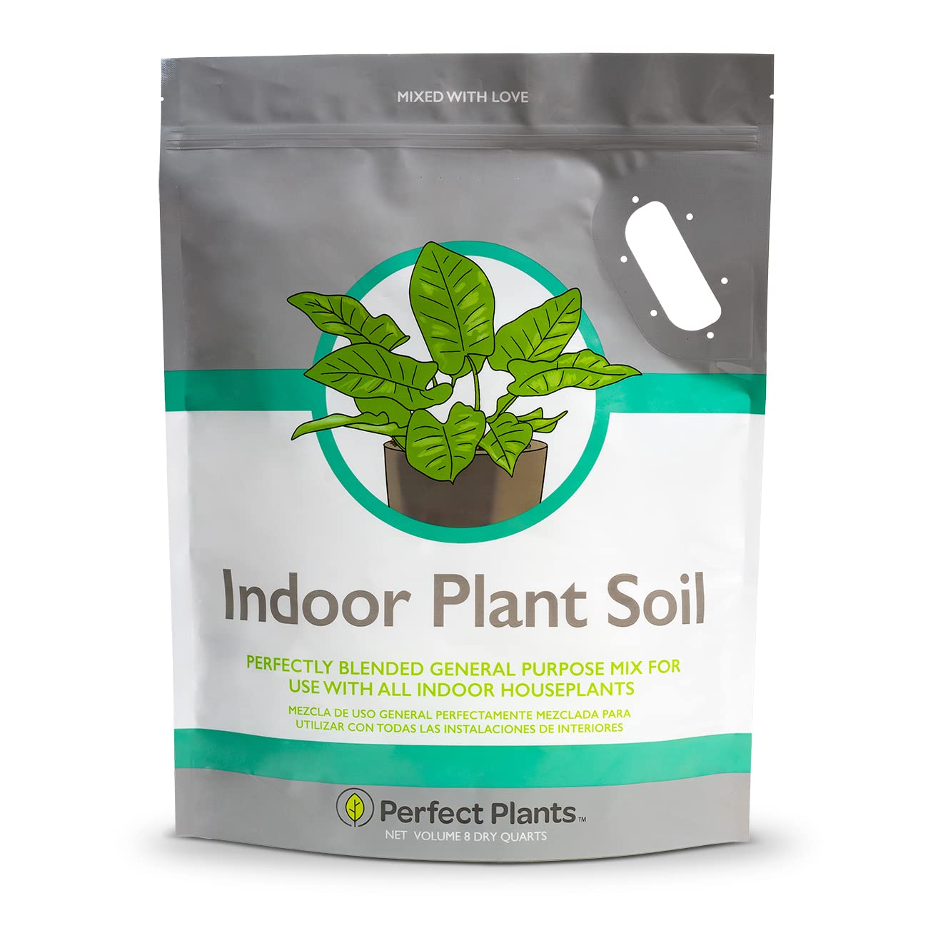 Perfect Plants Indoor Plant Soil 8qt | Perfectly Balanced Potting Mix | Gardening Substrate for All Varieties of Live houseplants