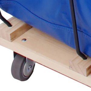 HIGOOD Basket Trucks,Service Carts Blue 16 Bushel Knock Down Truck,Carts, 20.0 cu. ft, 600 lb, 40" L X 28" W X 35.5" H Capacity