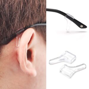 igeyzoe 25 pairs eyeglasses ear grip ear hooks, anti-slip holder eyeglasses stoppers temple tips sleeve retainer eyewear retainers spectacle stay for eyeglasses, sunglasses, reading glasses