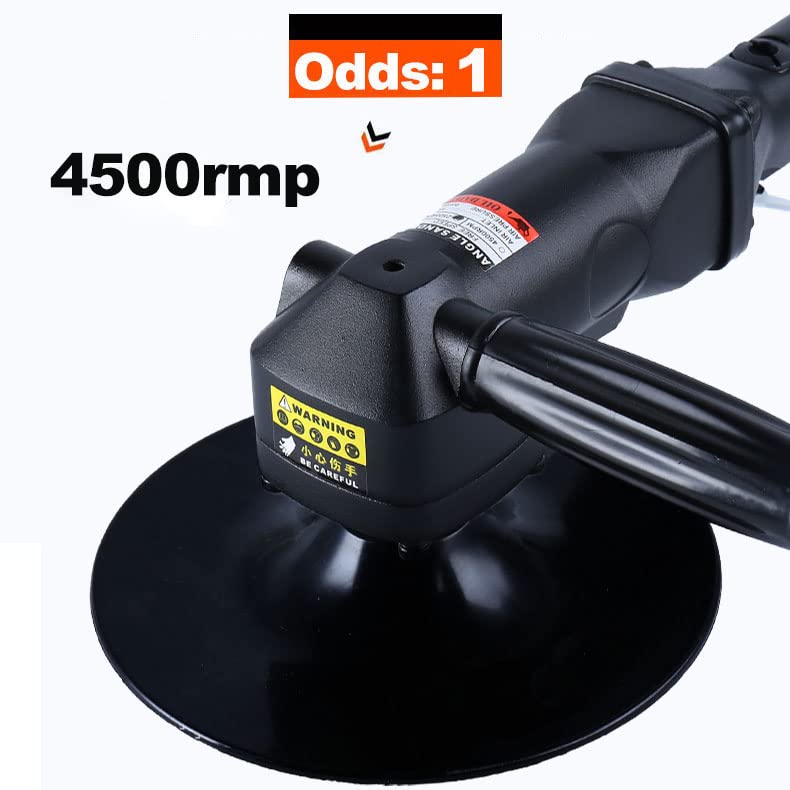 7-Inch Pneumatic Sander Heavy Duty Wet Air Sander/Polisher,Lightweight at 5.47 lbs,Adjustable Speed Up to 4500rpm Pneumatic Polisher Hand Sanding Tool