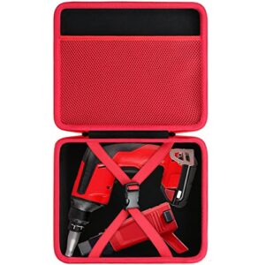 khanka hard storage case replacement for milwaukee 2866-20 m18 fuel drywall screw gun and 49-20-0001 drywall gun collated magazine attachment, case only