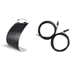 renogy flexible 175w solar panel and 10ft extension cable bundle