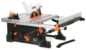 wen tt0811 11-amp 8.25-inch compact benchtop jobsite table saw, black