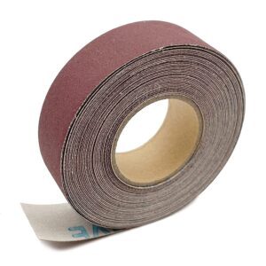 320 grit continuous sandpaper roll 1" x 26 feet emery cloth aluminium oxide abrasive sandpaper roll drum sander sandpaper rolls for wood furniture finishing metal sanding automotive polishing