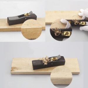 Wooden Hand Plane, Mini Arc Bottom Hand Planer, Wood Block Plane Carpenter Hand Tools for Edge Trimming/Corner Shaping/Chamfer