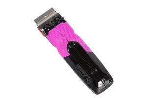 the original pink box 7-inch folding scraper, pink