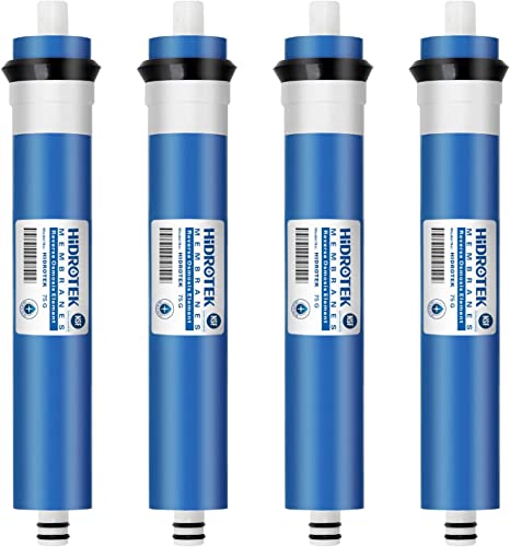 Geekpure Reverse Osmosis RO Membrane 75 GPD -NSF Certificated-Water Filter Replacement-Pack 4