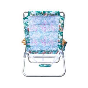 Hurley Mid-Height Wood Arm Beach Chair, One Size, Hawaiian Gardens White