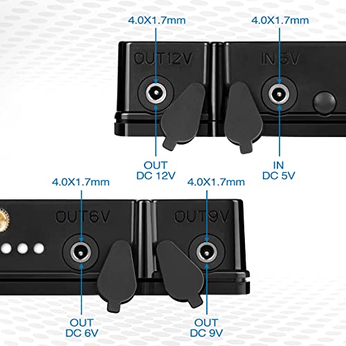 TKKOK Trail Camera Solar Panel 10000mAh 3W Supporting 12V/2.3A 9V/3A 6V/3.6A for All 3G 4G Hunting Game Camera or Deer Feeder