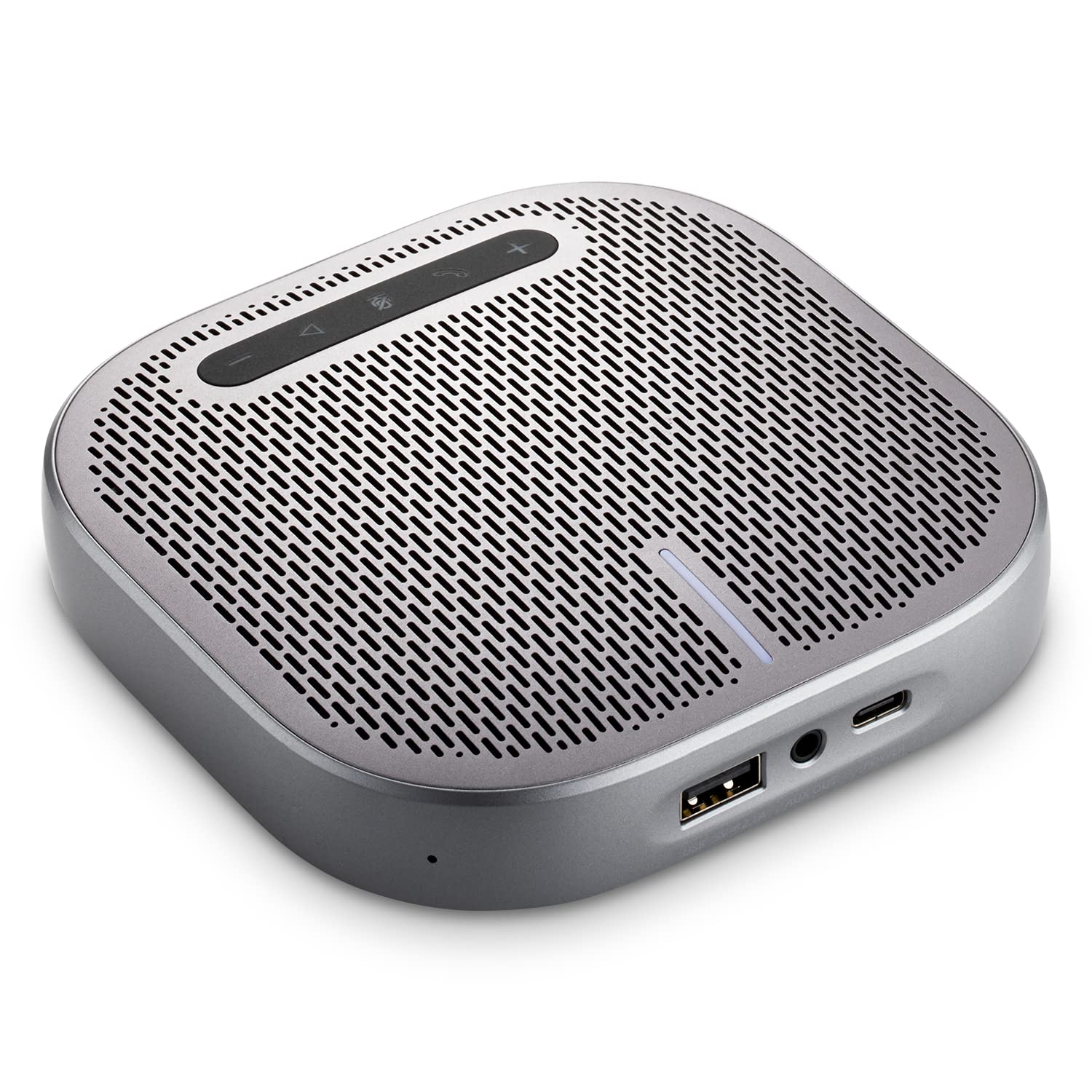 ViewSonic VB-AUD-201 Portable Wireless Conference Speakerphone with 360 Omnidirectional Sound Pickup, Reverse Charging, Bluetooth 5.0, Noise Cancellation for Home Office and Remote Meetings